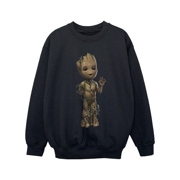 Marvel | Shirts & Tops | Marvel Girls I Am Groot Wave Pose Sweatshirt ...